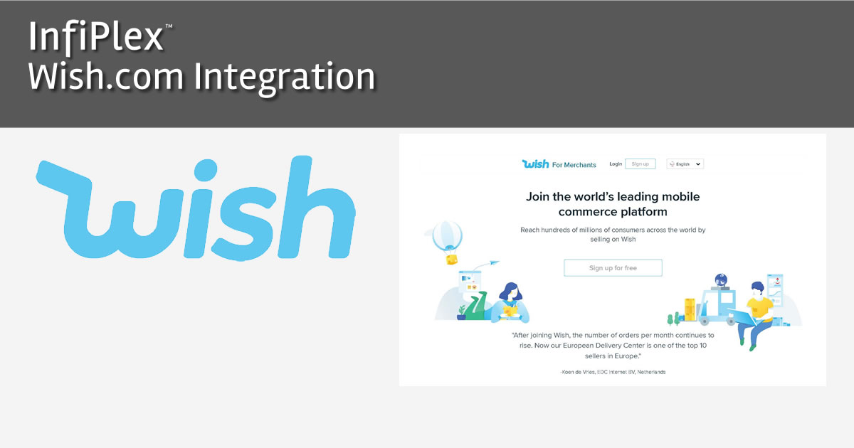 InfiPlex | Wish.com Inventory and Order Wish integration