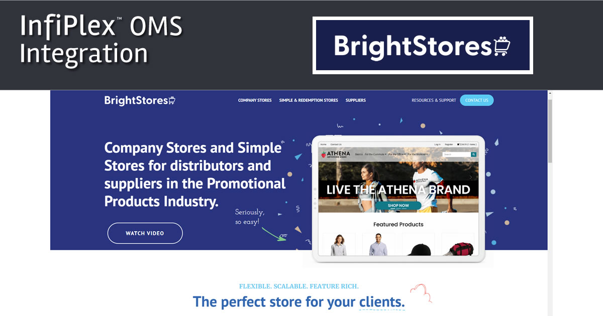 InfiPlex | BrightStores.com Integration Set-up